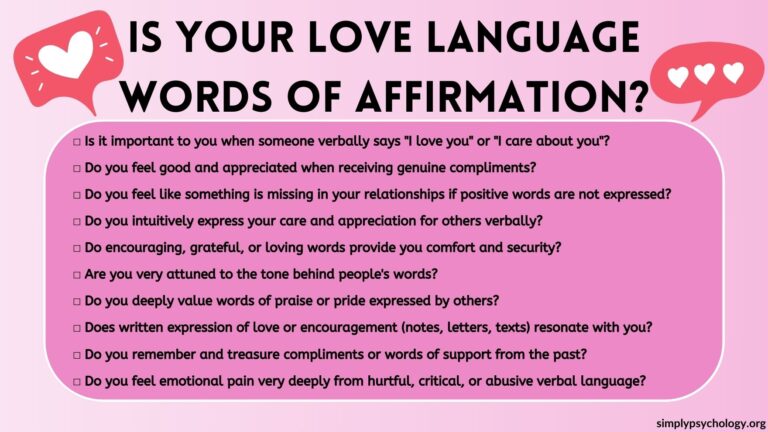 Words of Affirmation Love Language
