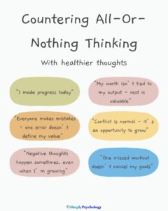 All-Or-Nothing Thinking: Examples And How To Overcome