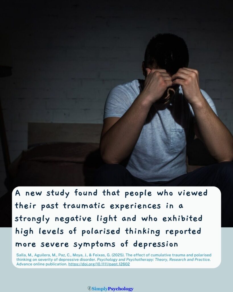Negative Views of Past Trauma and Black-and-White Thinking Linked to ...