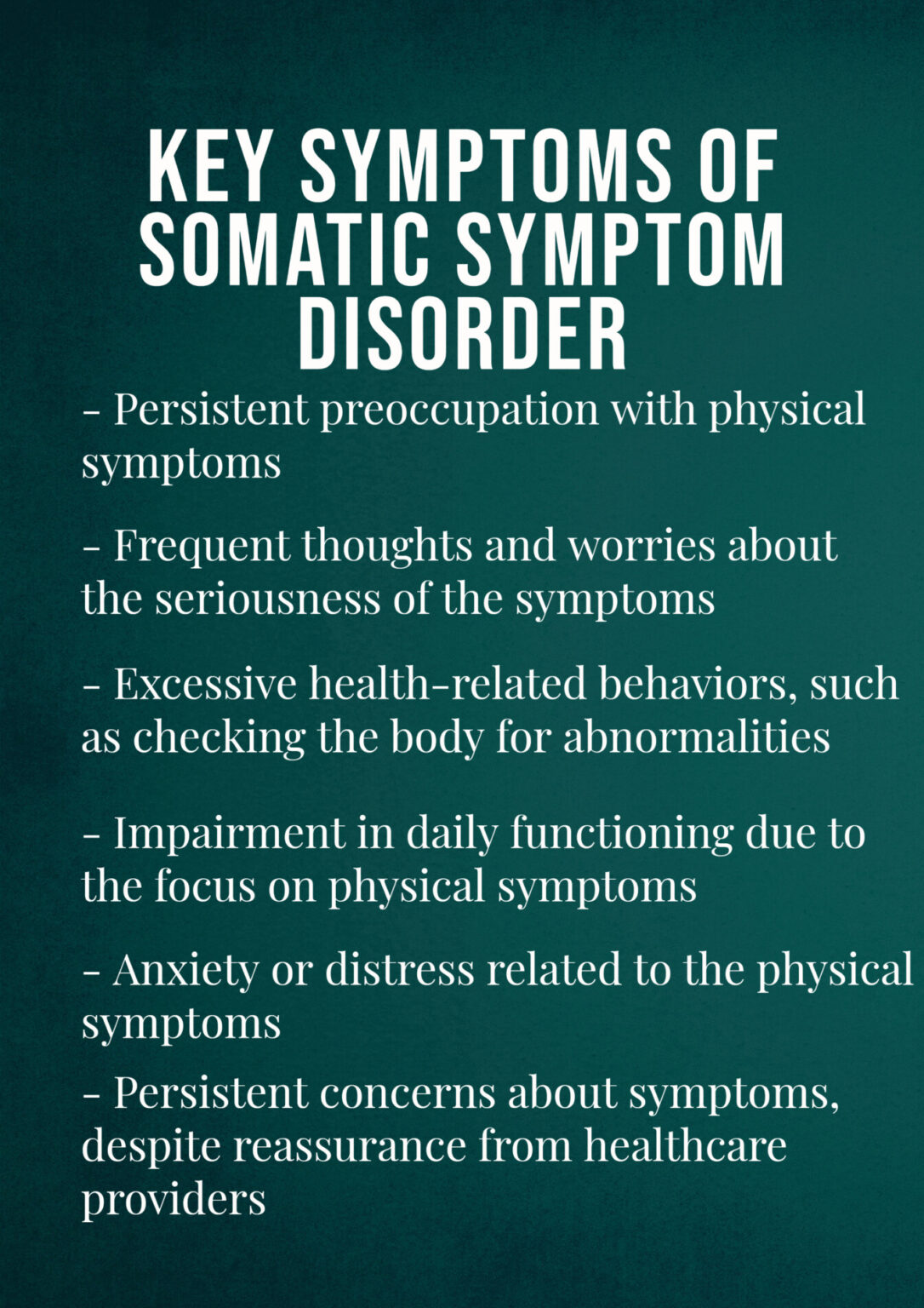 Somatoform Disorders Symptoms Types And Treatment Simply Psychology Somatoform Disorders Symptoms Types And Treatment Simply Psychology