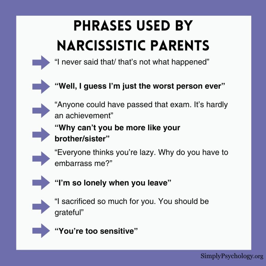 Things Narcissistic Mothers Say and Why They Say Them